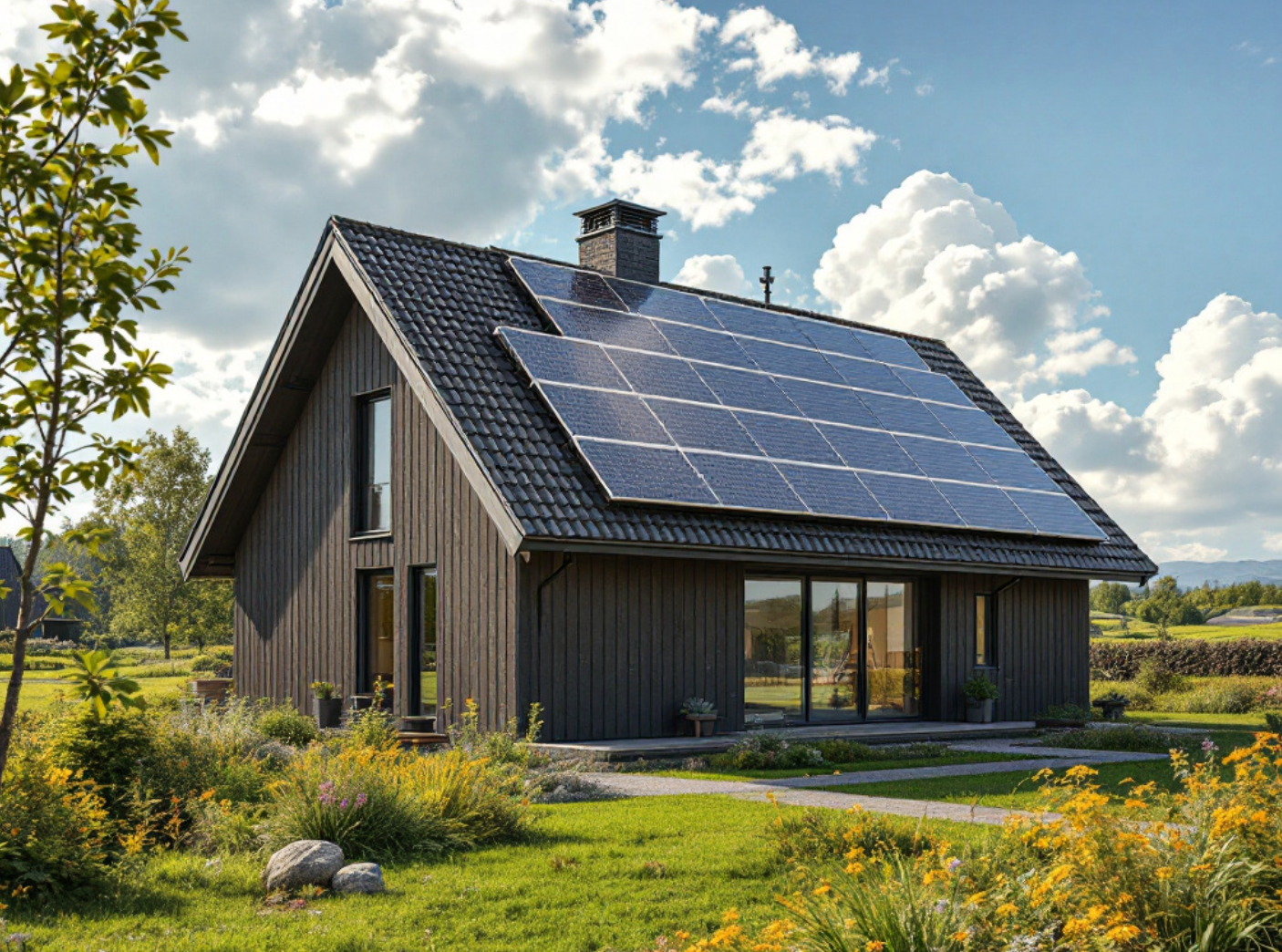 Slik Fungerer Solcelleanlegg på hytta – Battericentralen as